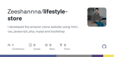 GitHub Zeeshannna Lifestyle Store I Developed The Amazon Clone Website Using Html Css
