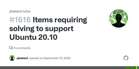 Items Requiring Solving To Support Ubuntu Issue Pbatard Rufus GitHub