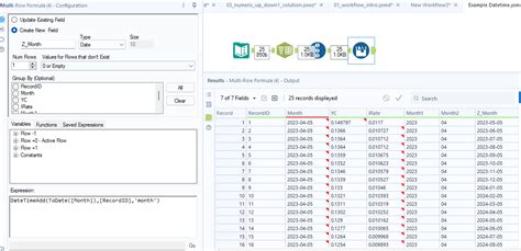 datetimeadd in the muli row formula alteryx community