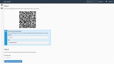 How To Set Up Two Factor Authentication In Cpanel