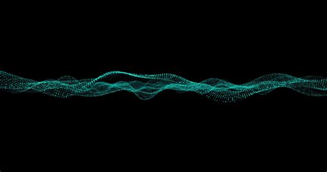 Abstract Digital Particle Wave Loop Animation Background 4k Resolution 11992643 Stock Video At