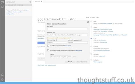 Your First Web App Bot Using The Local Bot Framework Emulator The