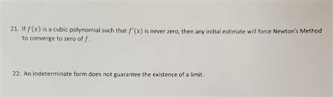 If F X Is A Cubic Polynomial Such That F X Is Chegg