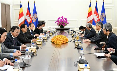 សម្តេចតេជោ ហ៊ុន សែន អនុញ្ញាតឱ្យ អតីតរដ្ឋមន្រ្តីការបរទេសជប៉ុន