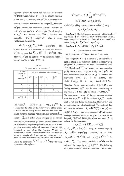The Estimations Based On The Kolmogorov Complexity And Doc