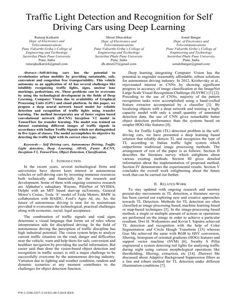 Traffic Light Detection With Deep Learning