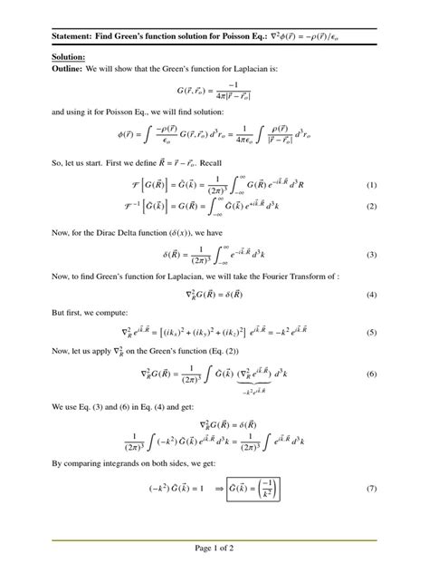 green poissoneq pdf green s function differential equations