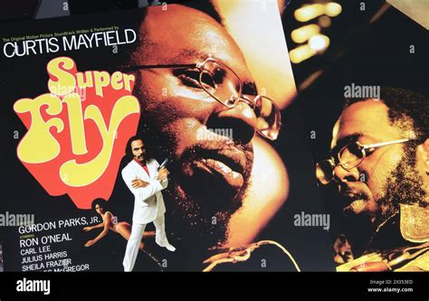 Viersen Germany May 9 2024 Closeup Of Soul Singer Curtis Mayfield