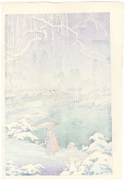 Tsuchiya Koitsu Spring Snow At Maruyama Kyoto