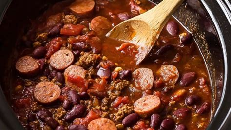 Crock Pot Sausage And Beef Chili Crock Pot Roast