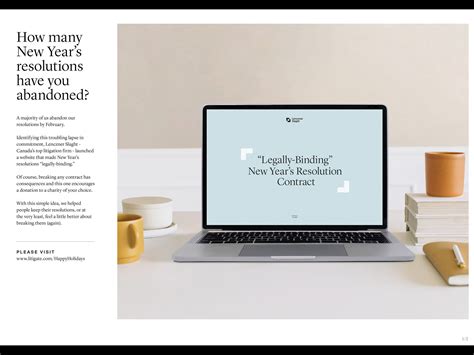 Legally Binding New Years Resolution Contract Unblock Coffee