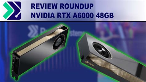 Nvidia Rtx A6000 48gb Review Roundup Puget Systems