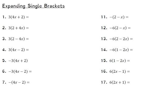 Expanding Single Brackets Minimally Different