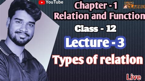 Relations And Functions Class 12thchapter 1 Types Of Relation 3