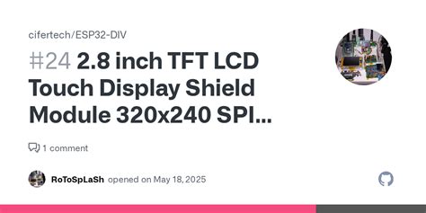 2 8 Inch TFT LCD Touch Display Shield Module 320x240 SPI Serial ILI9341 Issue 24 Cifertech