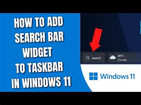 How to Add Search bar Widget to Taskbar in Windows HowToCodeSchool Видео