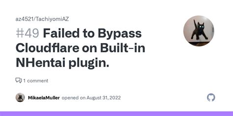 Failed To Bypass Cloudflare On Built In NHentai Plugin Issue Az TachiyomiAZ GitHub