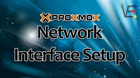 proxmox network interface setup via command line youtube