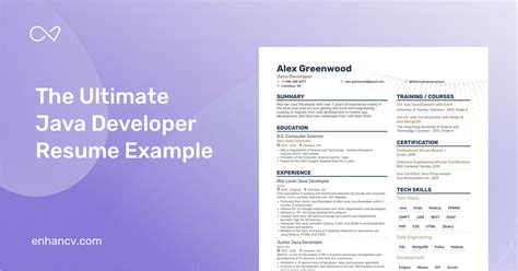 8 Java Developer Resume Examples Guide For 2023