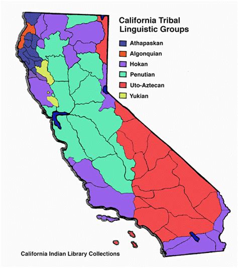 California Tribes Map Quarterhouse Native American Tribal Map Poster