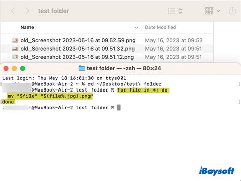 How To Rename A File Or Multiple Files In Macos Terminal