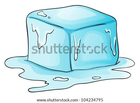 Illustration Block Ice Stock Vector Shutterstock