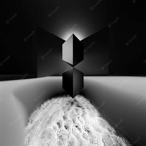 육각형 모양과 텍스처가 있는 3d 배경 무료 사진