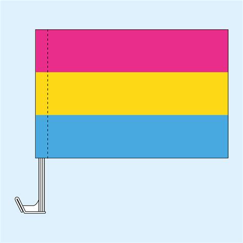 Pansexual Pride Car Flag Flags And Flagpoles