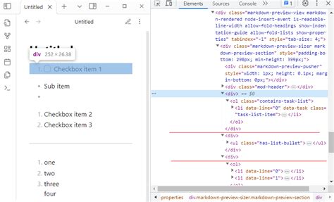 Creating A New Bullet Point In A List Item With Checkboxes Clears All