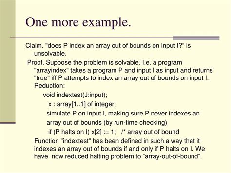Ppt Lecture 19 Reduction More Undecidable Problems Powerpoint