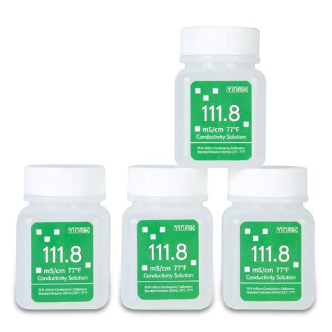 Yinmik 111 8 Ms Cm Calibration Solution Conductivity Salt Standard Buffer Solution
