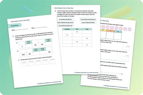 Word Problems Year 3 Place Value Maths Hub Third Space Learning