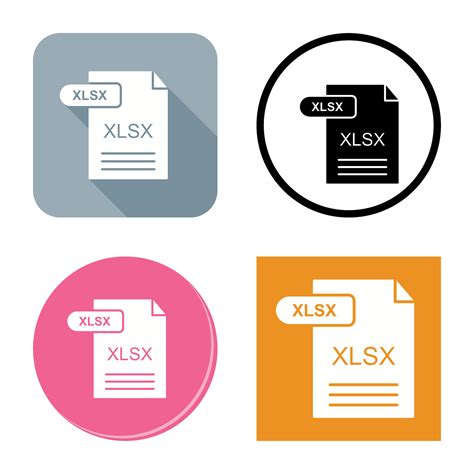 XLSX Vector Icon 31508227 Vector Art At Vecteezy