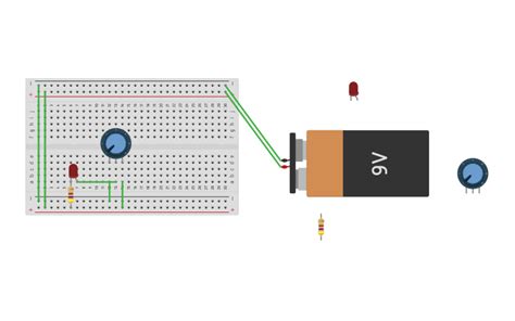 Circuit Design Led Y Potenciometro Tinkercad