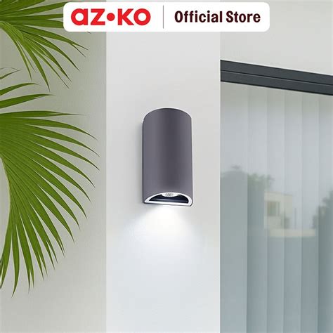 Jual Azko Krisbow Lampu Dinding Outdoor 6w 6500k Cool Daylight Wall Lamp Light Lampu Tembok