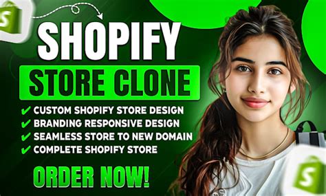 Replicate Shopify Store Clonecopyduplicatedesign And Redesign By
