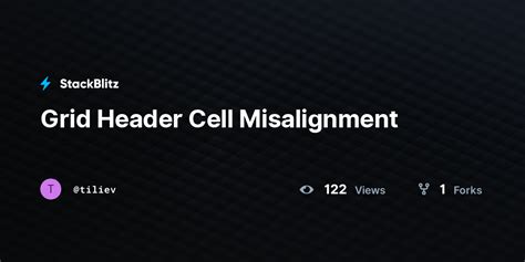 Grid Header Cell Misalignment Stackblitz