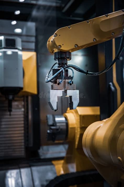 Robotic Arm Modern Industrial Technology Automated Production Cell