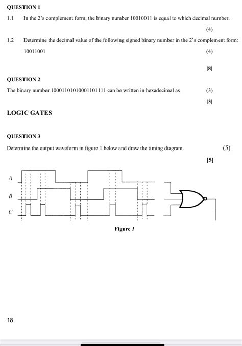 solved question 1 1 1 in the 2 s complement form the binary