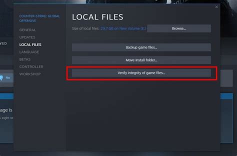 Verify Integrity Of Game Files
