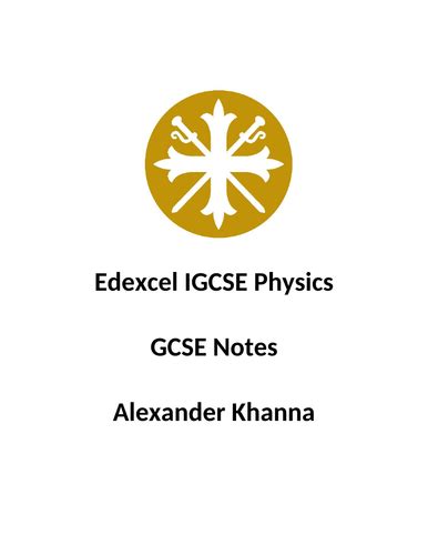 All Notes For Edexcel Igcse Physics Teaching Resources