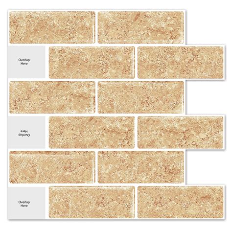 Buy Stickgoo 10 Sheet Peel And Stick Subway Tile Backsplash 13x 12