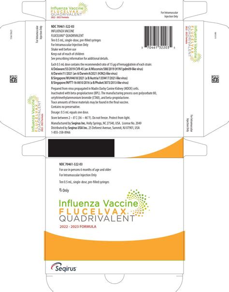 Flucelvax Quadrivalent Package Insert