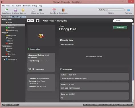 make a simple game using stencyl software alfintech computer