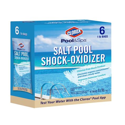 Clorox Poolandspa Salt Pool Shock Oxidizer In The Pool Shock Department