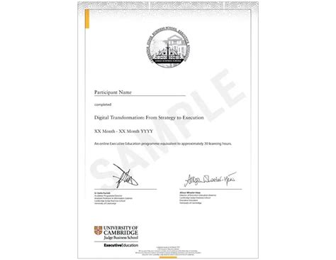 Digital Transformation Programme By Cambridge Judge Exec Ed