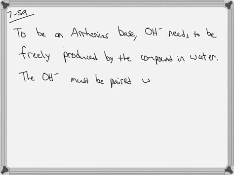 solved according to the arrhenius theory is every compound that