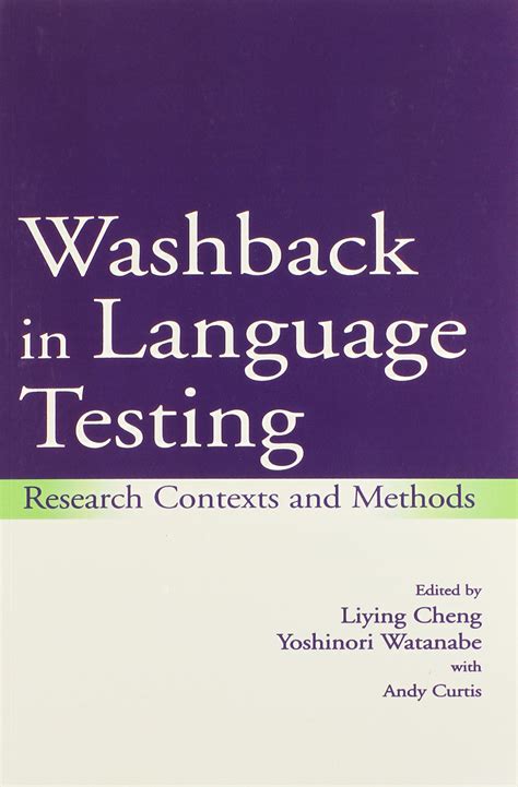 Pdf Washback In Language Testing Research Contexts And Methods