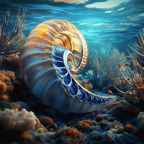 Download Ai Generated Nautilus Shell Royalty Free Stock Illustration Image Pixabay