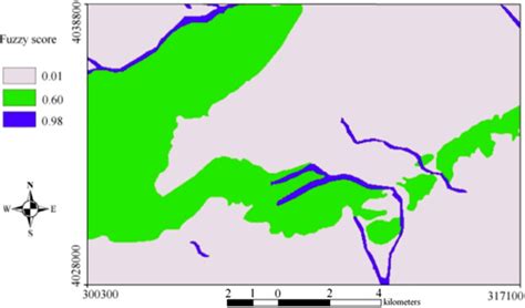 fuzzy score of lithological units download scientific diagram
